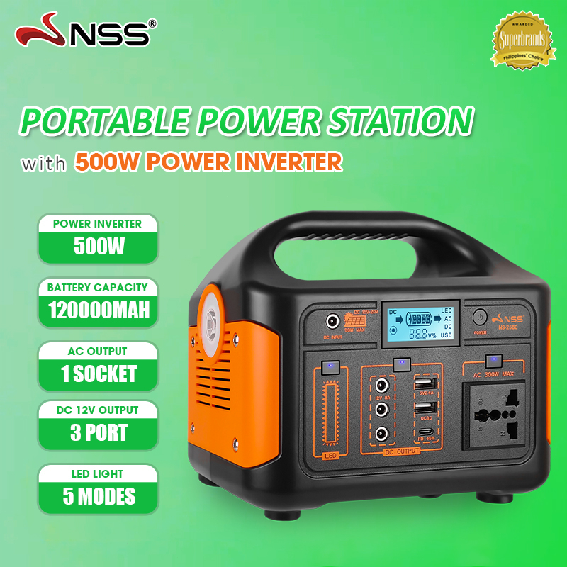 NSS 500w 120000mAh Outdoor Power Supply Quick charging Power Station Big Capacity with ...