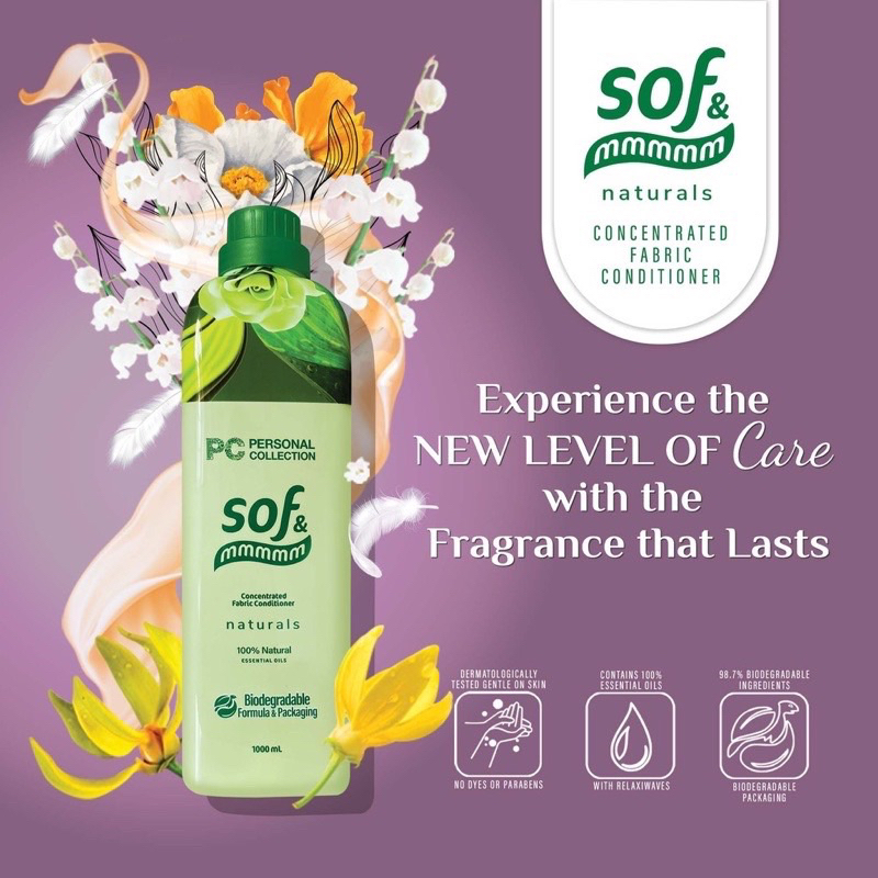 SOF & MMMMM CONCENTRATED FABRIC CONDITIONER bY PERSONAL COLLECTION ...