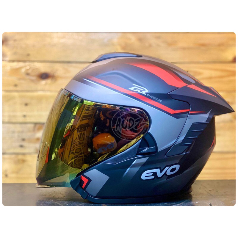 EVO RX5 RENEGADE HALF FACE HELMET | Shopee Philippines