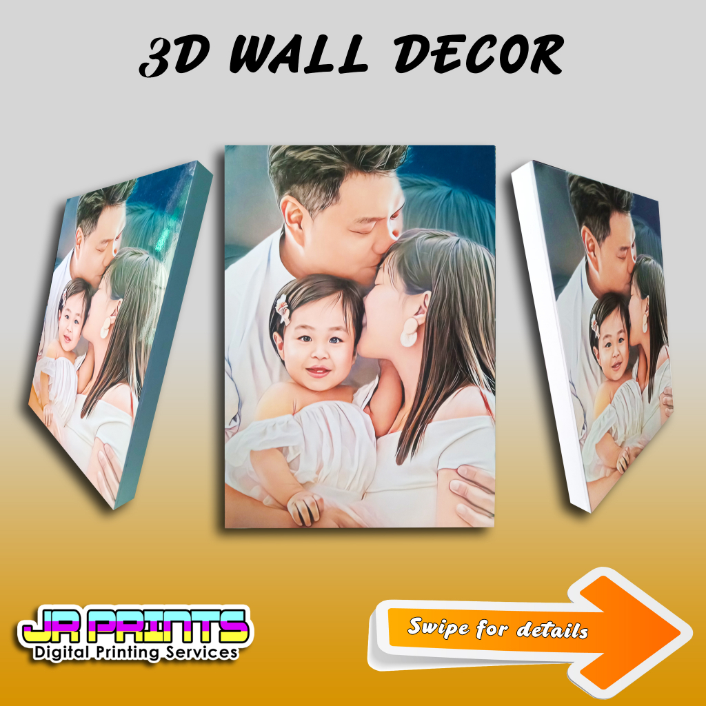 PERSONALIZED SINTRA WALL DECOR [3D/FRAME TYPE] 3mm A4/A5/8"x8" PHOTO TILE WALL DECORATIONS ...