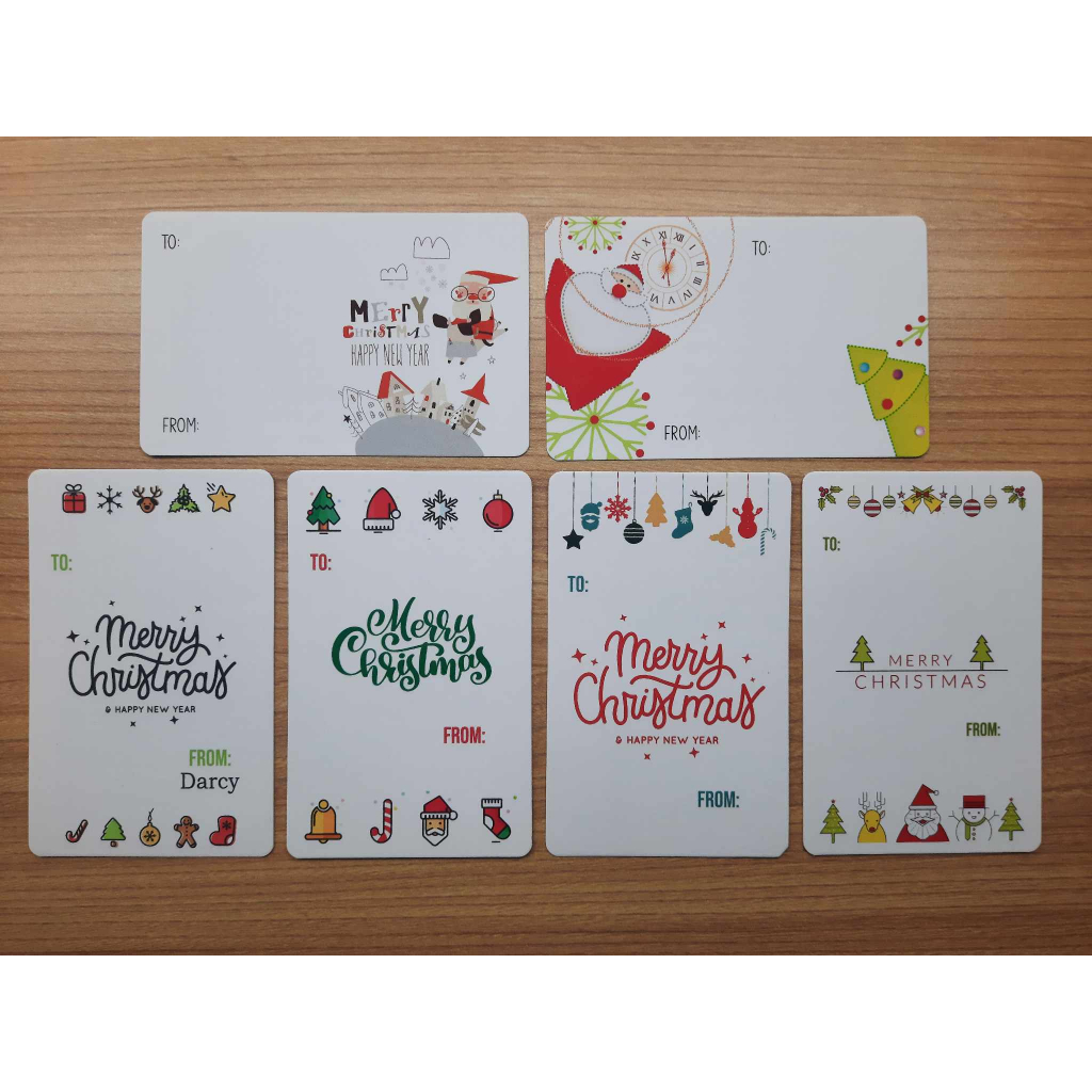 Personalized Holiday SET 8 GIFT CARD 2024 greeting card birthday card ...