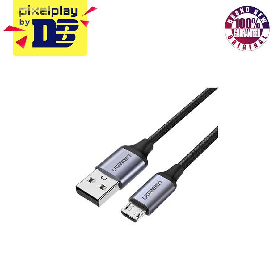 UGreen Micro USB 2.0 Cable - 1m (Black) (US290/60146) | Shopee Philippines