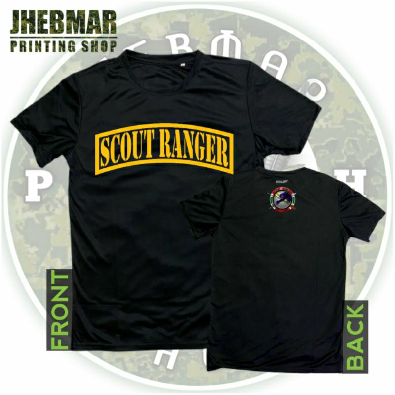 "SCOUT RANGER" T-SHIRT WITH LOGO ACTIVE DRY | Shopee Philippines