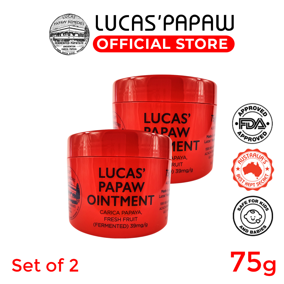 Lucas' Papaw Ointment 75g Set Of 2 | Shopee Philippines