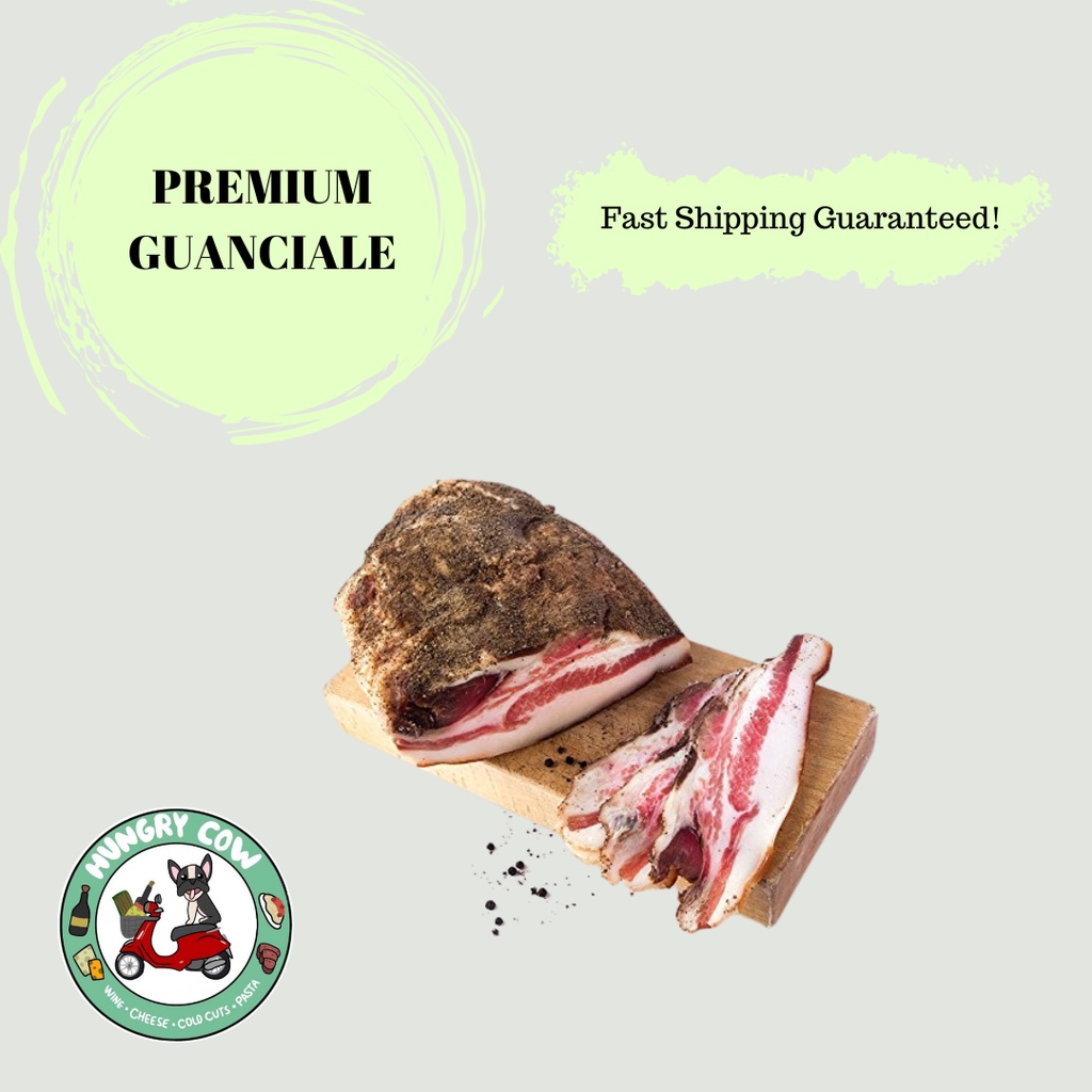 Premium Guanciale Stagionato / Aged Jowl (+/-) 125g and 250g | Shopee ...