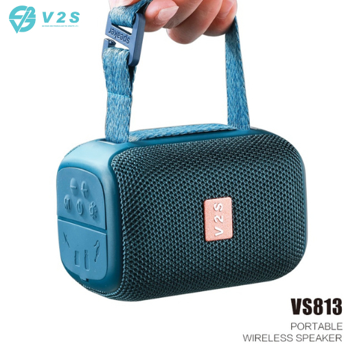 V2S VS813 V5.1 Wireless Portable Splash Proof Box Speaker With RGB ...