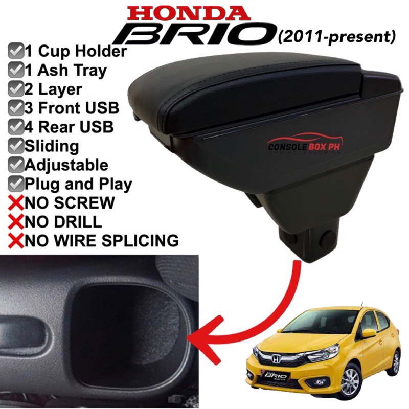HONDA BRIO OEM Armrest Console box | Shopee Philippines