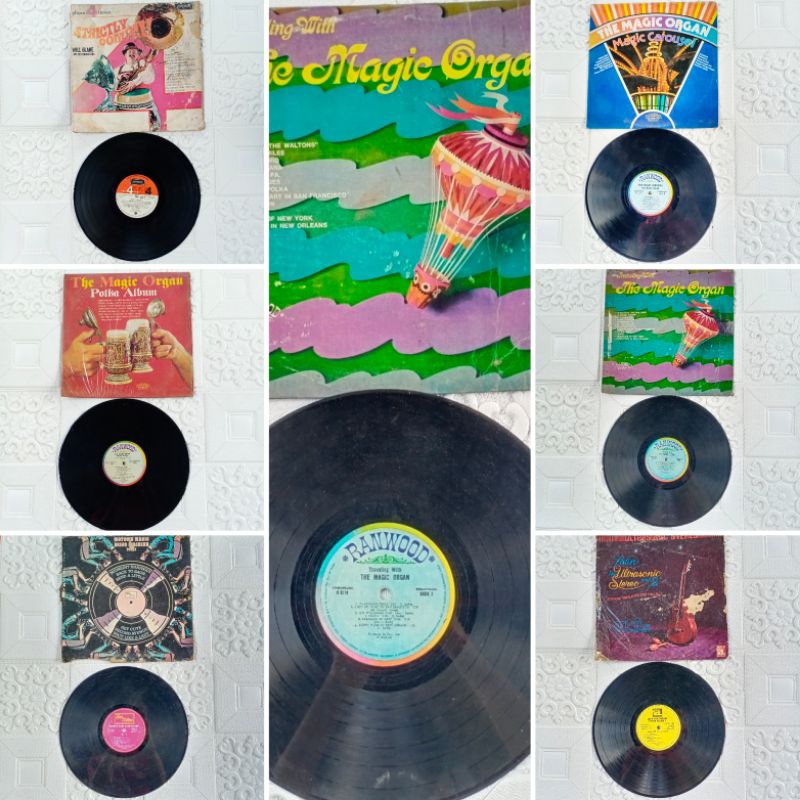 Vintage Vinyl Records Preloved for Display Restaurant Video Bar Theme ...