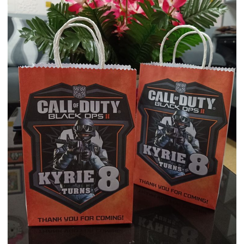 Call of Duty Theme Loot Bag Birthday Giveaways Party Favor | Shopee ...
