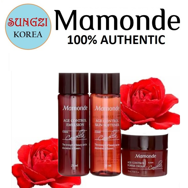 MAMONDE Age Control Camellia (3 Items) | Shopee Philippines