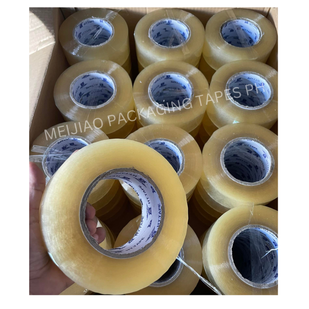 72 pcs 300 METERS CLEAR PACKAGING TAPES BIG ROLL ADHESSIVE TAPES ...
