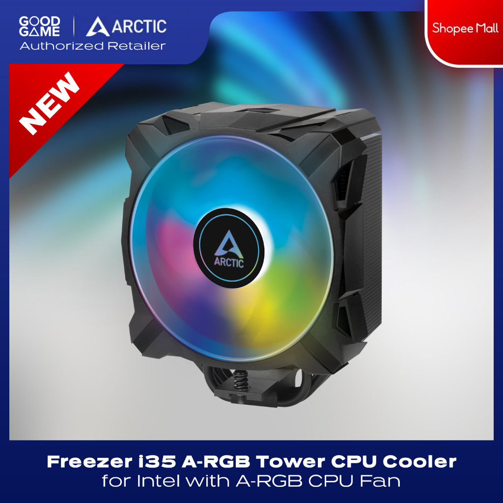 Arctic Freezer i35 A-RGB Tower CPU Cooler for Intel with A-RGB CPU Fan ...