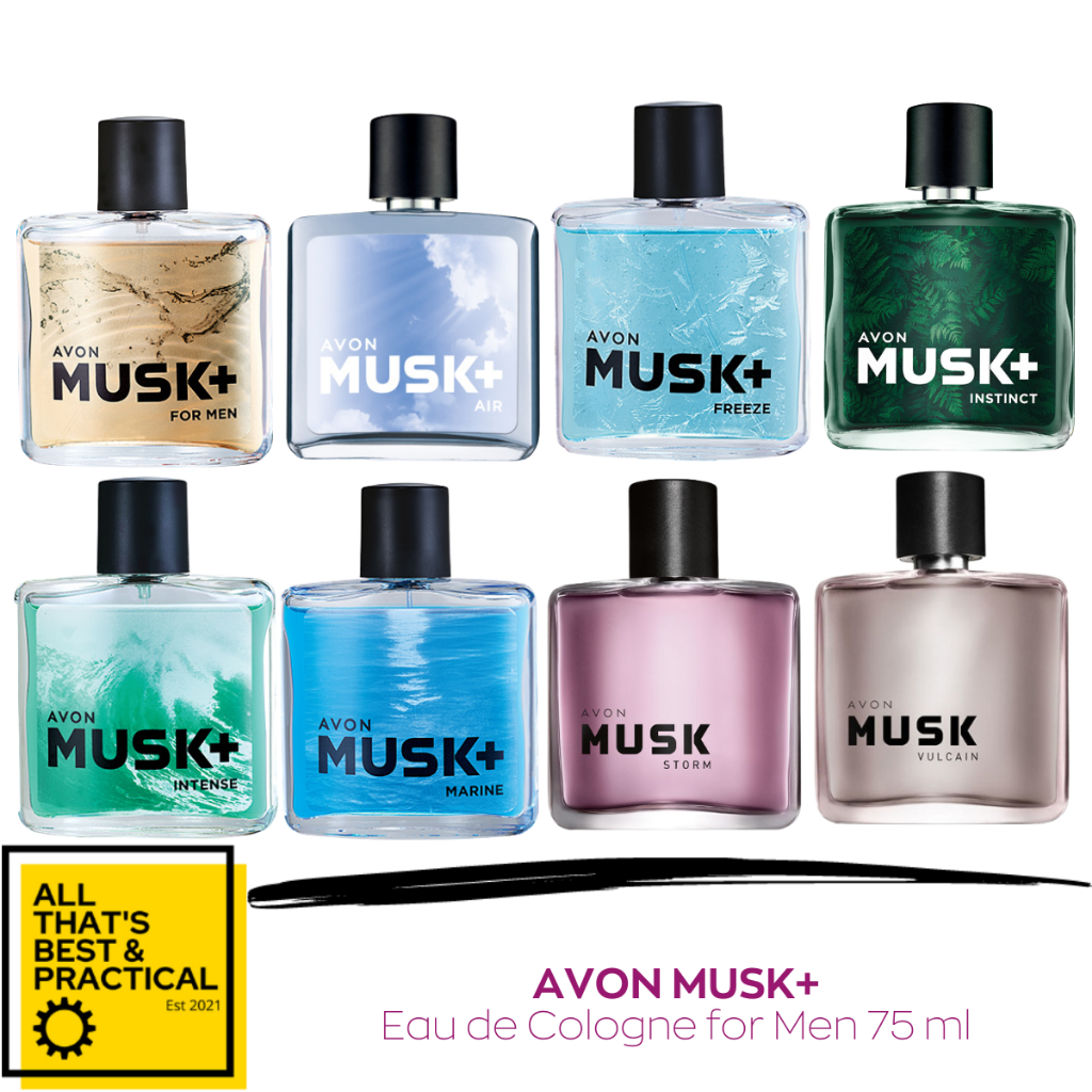 Avon Musk Eau de Cologne Spray for Men 75 mL | Shopee Philippines