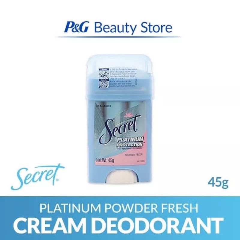 Secret Deodorant Stick Platinum Protection - Powder Fresh | 45g ...