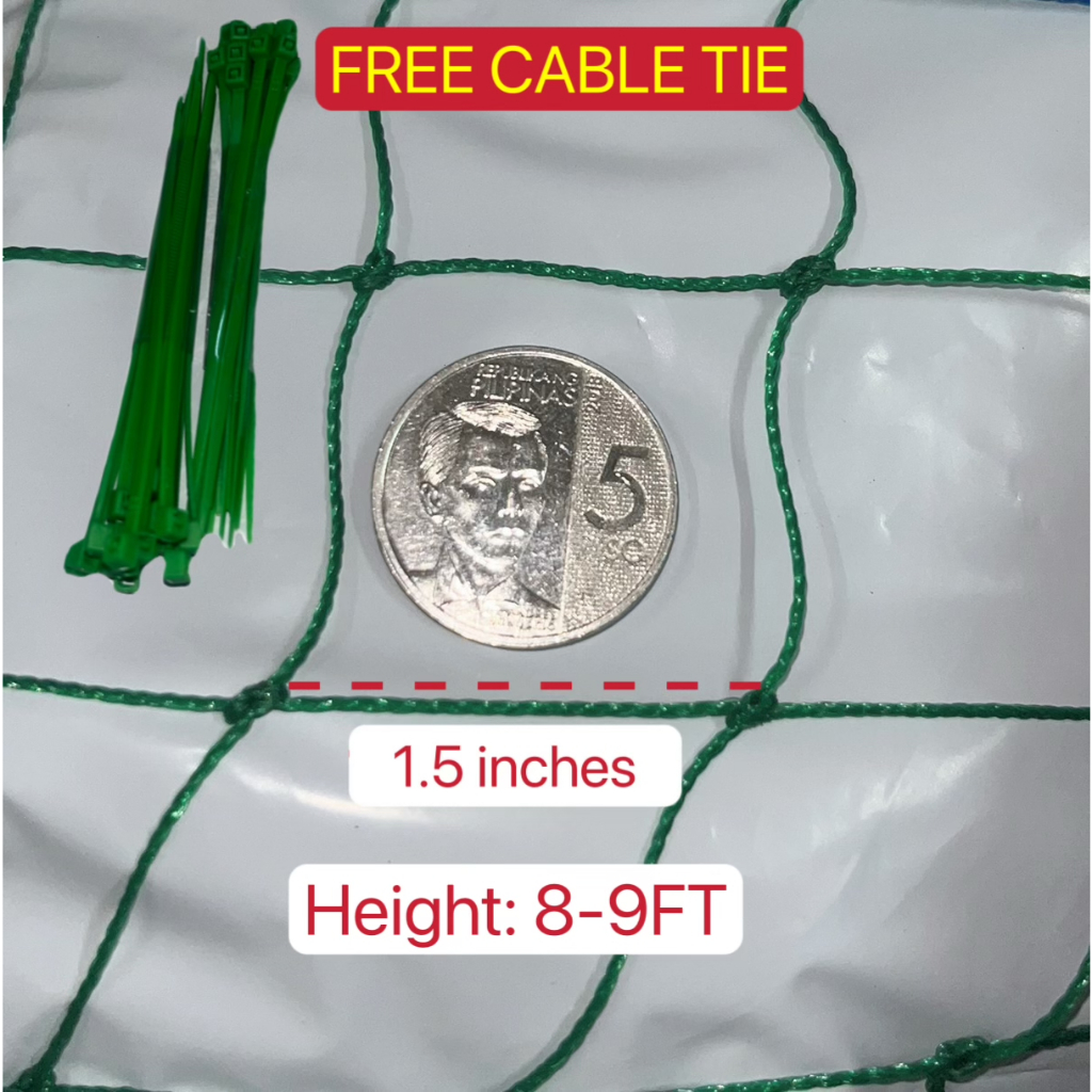 PER YARD CHICKEN NET RANGE NET GARDEN NET FISH NET FREE CABLE TIE ...