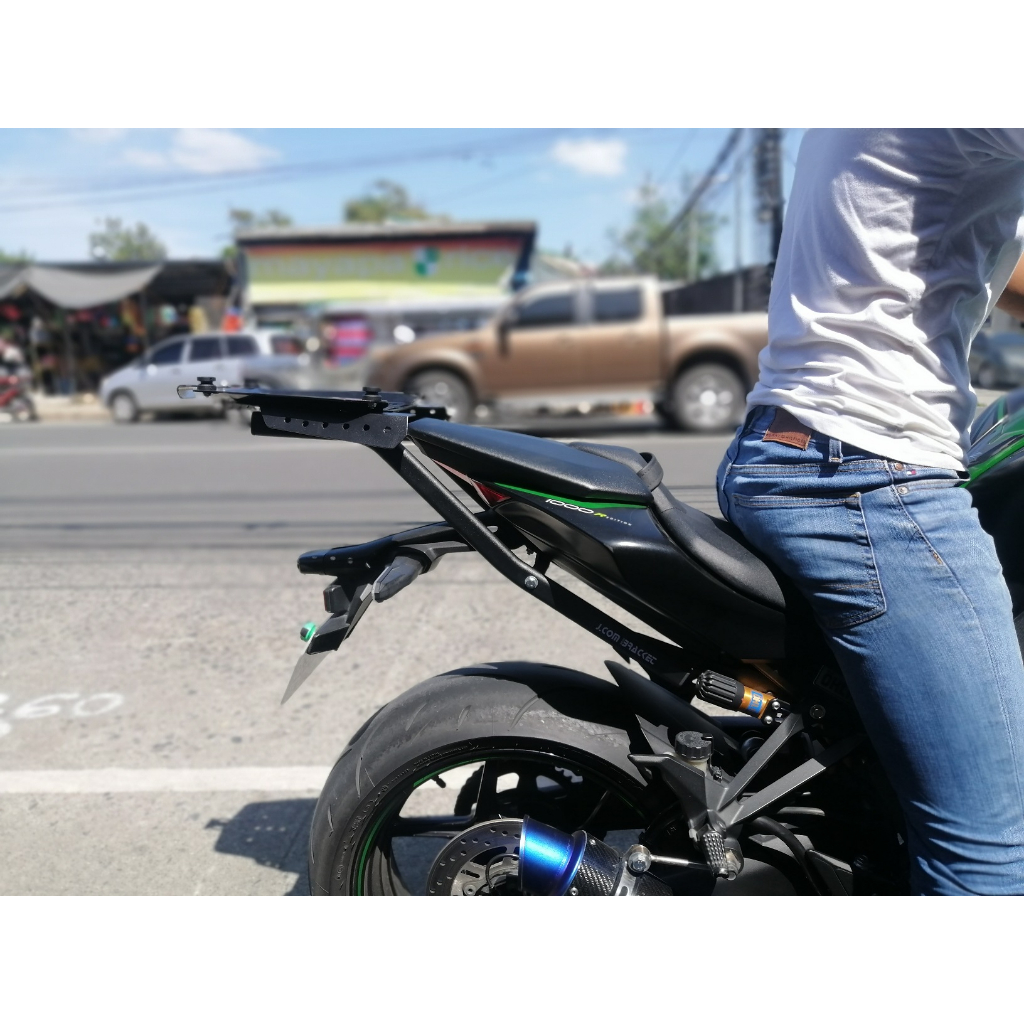 J.COM Bracket for KAWASAKI Z1000 HEAVY DUTY TOP BOX BRACKET (with metal ...