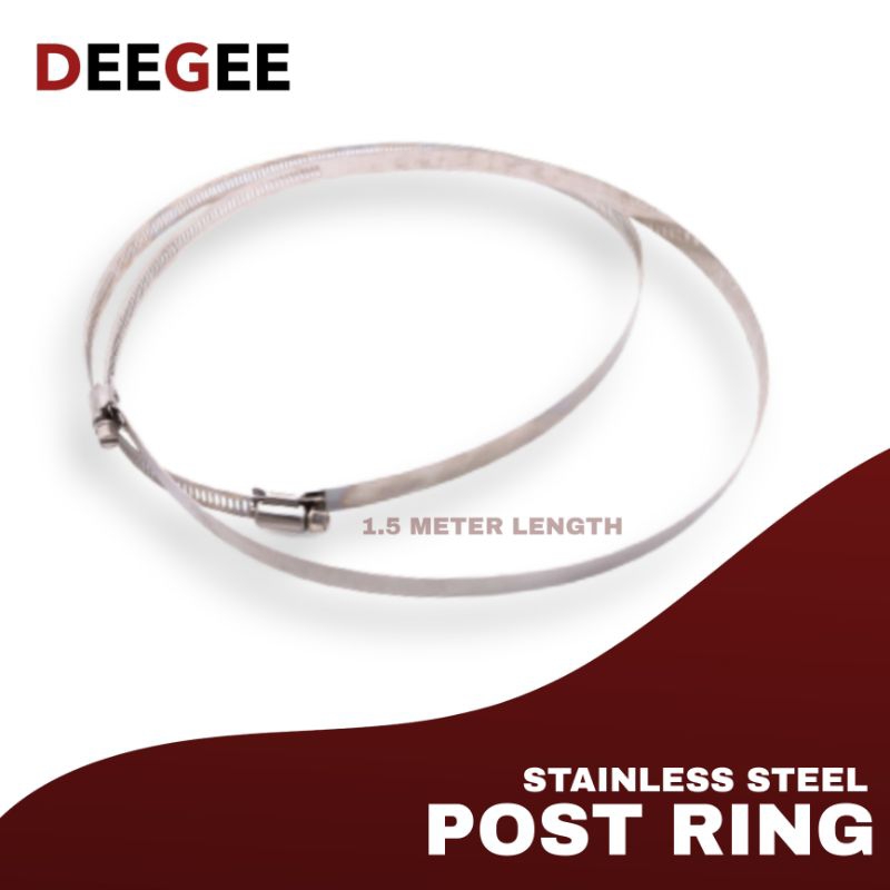400MM Mechanical Clamp / Stainless Steel Strap (Adjustable) 1.5 METERS ...