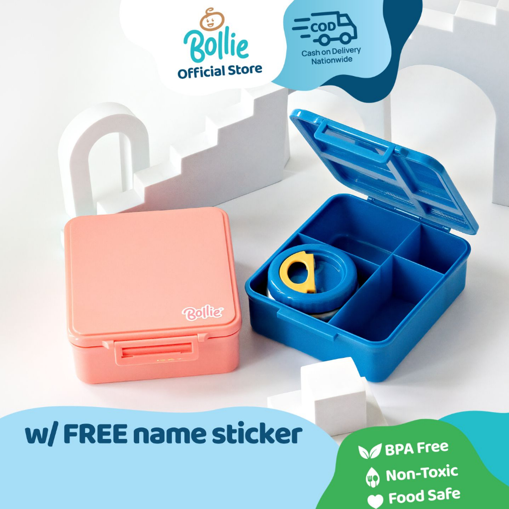 Bollie Baby O-choc Bento Box with Stainless Steel Food Canister ...
