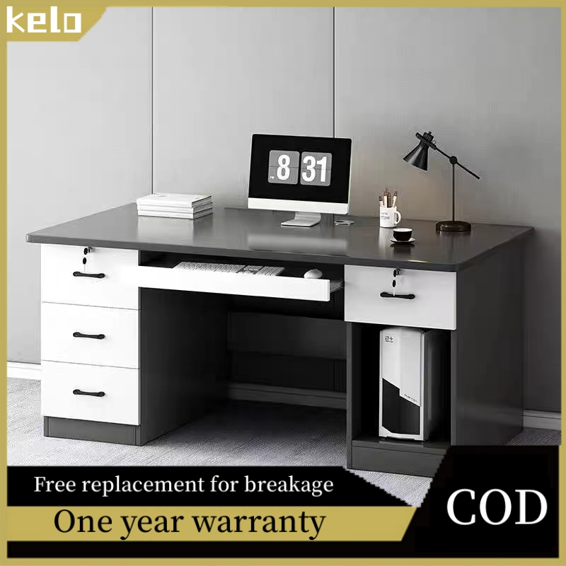 Computer table with drawers office table writing table study table | Shopee Philippines