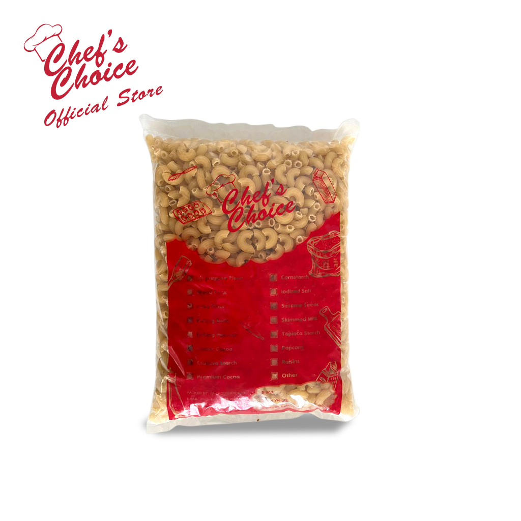 Chef's Choice Macaroni Pasta Elbow Big (For Sopas, Salads, Cooking ...