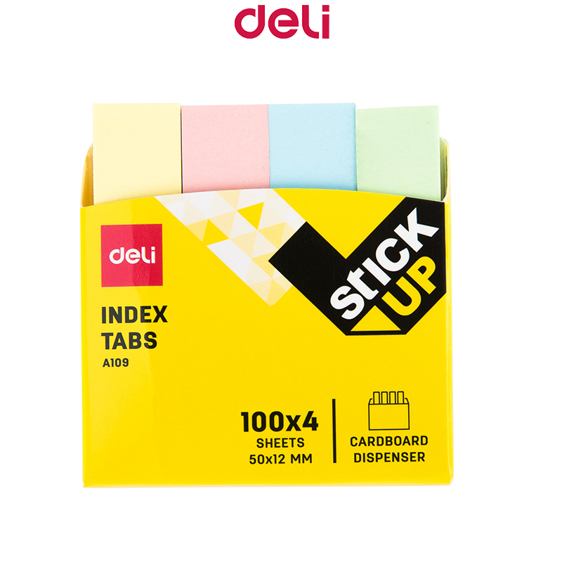 Deli Tearable Sticky Notes Bookmarks Memo Pad Lable School Supplies ...
