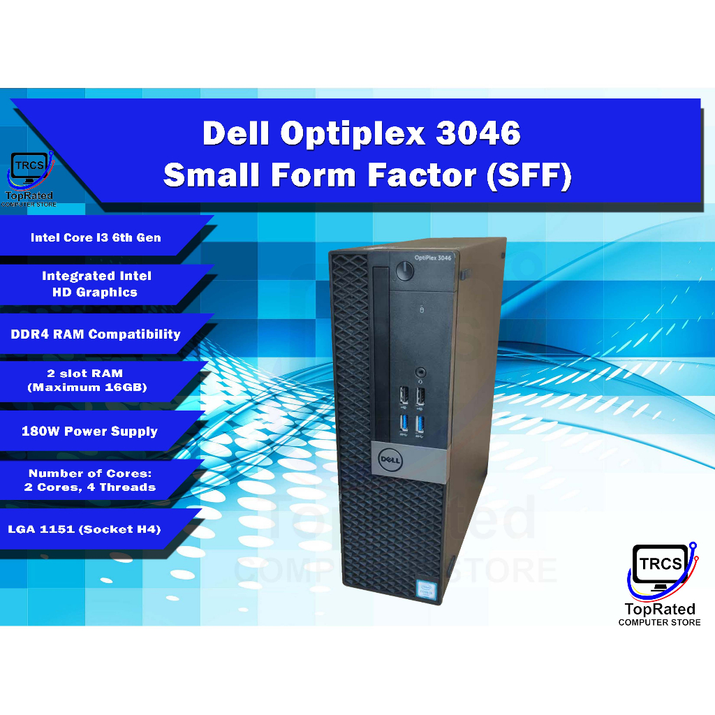 Desktop Computer Core i3 6th Gen Dell Optiplex 3050/Dell Optiplex 3046 ...