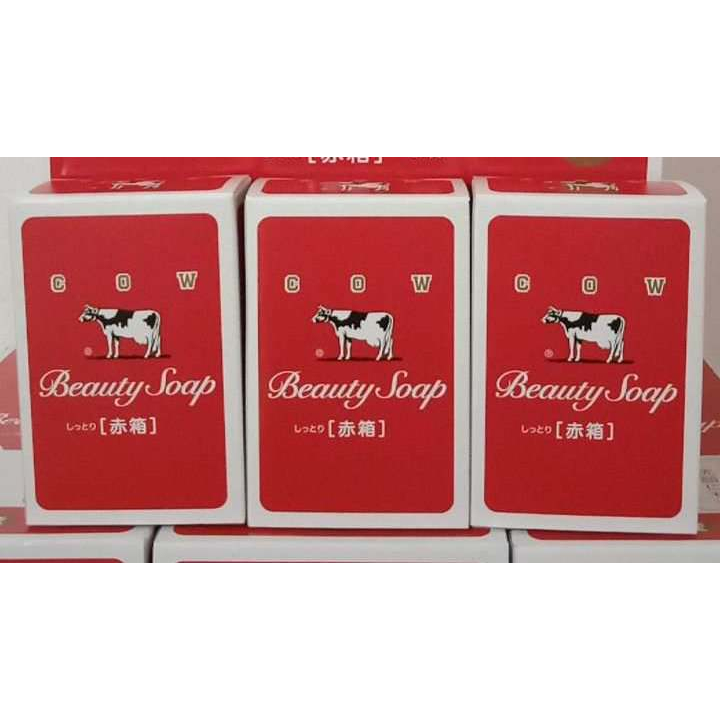 Authentic Japan Cow Beauty Soap Red (90g) n Blue (130g) sold / pc n box (3pcs) | Shopee Philippines
