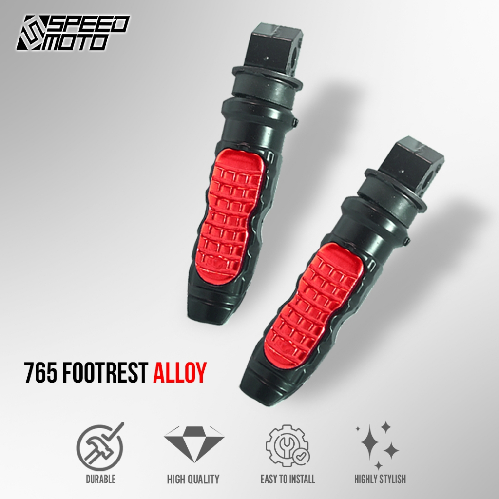 UNIVERSAL 765 SCOOTER REAR FOOTREST ALLOY PASSENGER FOOTPEG FOR ...