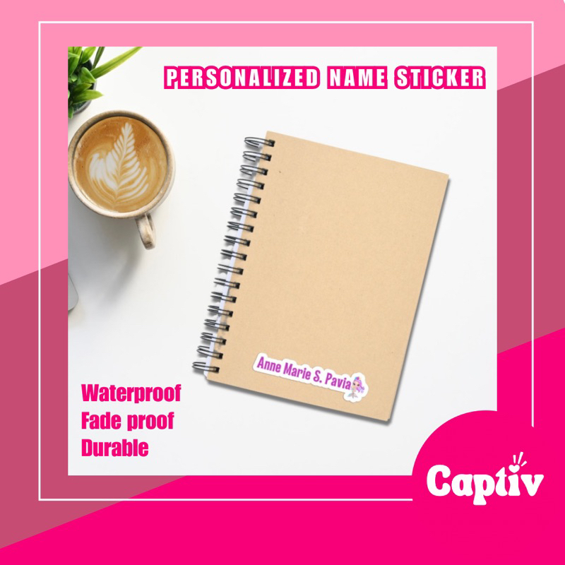 Personalized Name Sticker | Full Name Sticker | Shopee Philippines