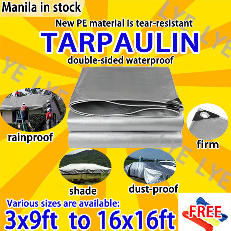 Canvas Tarp Tarpaulin Roof rainproof Sunshade lona trapal makapal ...