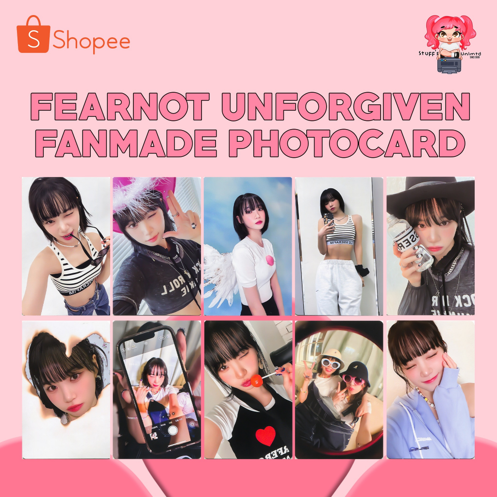 FEARNOT UNFORGIVEN FANMADE PHOTOCARD | Shopee Philippines