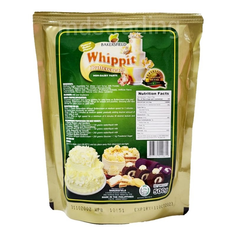 Whippit Plain Non Dairy Whipping Paste Topping Frosting Bakersfield ...