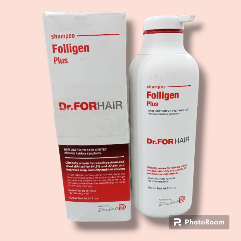 Dr.FORHAIR Shampoo Folligen Plus 500ml | Shopee Philippines