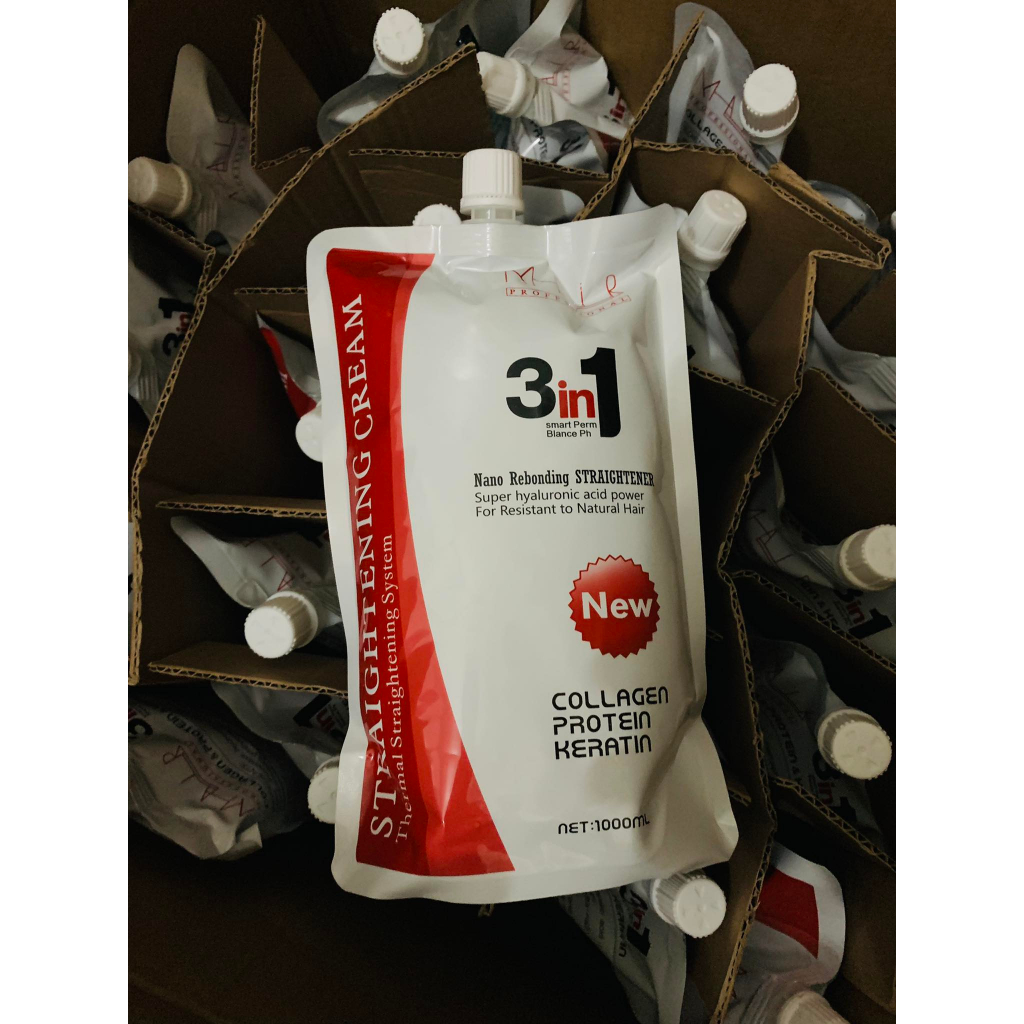 Mair One-Step Rebonding Cream: 3-in-1 Nano Rebonding Straightener ...