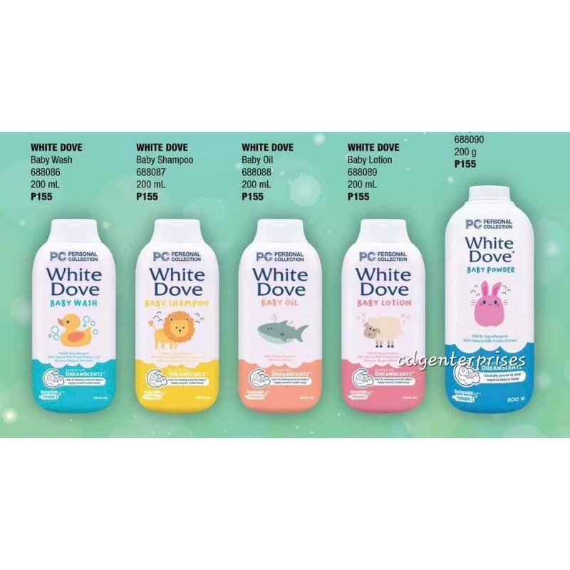 PC WHITE DOVE BABY LOTION 200mL | Shopee Philippines