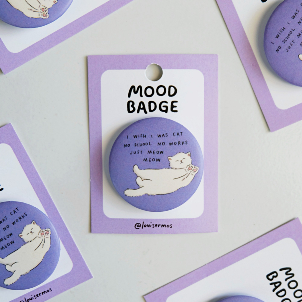 Mood Badge 2023 Designs Matte Button Pins | Louise Ramos | Shopee ...