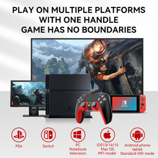 Ovleng P08 Wireless Gamepad Gaming Controller Compatible With P.4, P.3 ...