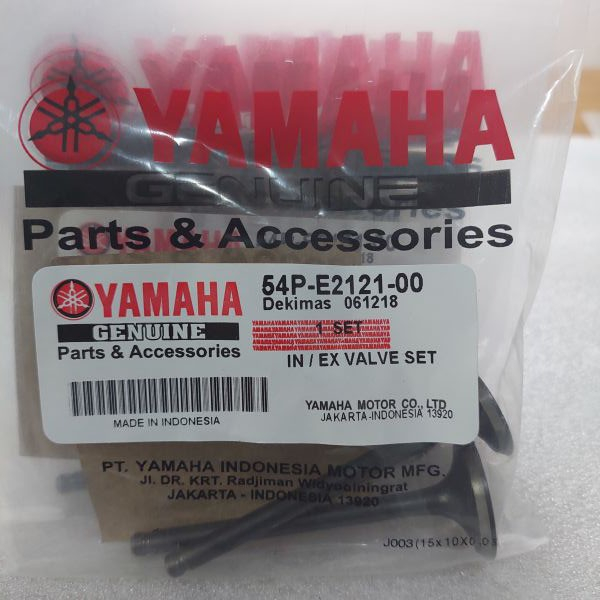 Yamaha MIO-125 / MIO MX125 INTAKE EXHAUST ENGINE VALVE SET 54P-E2121-00 ...
