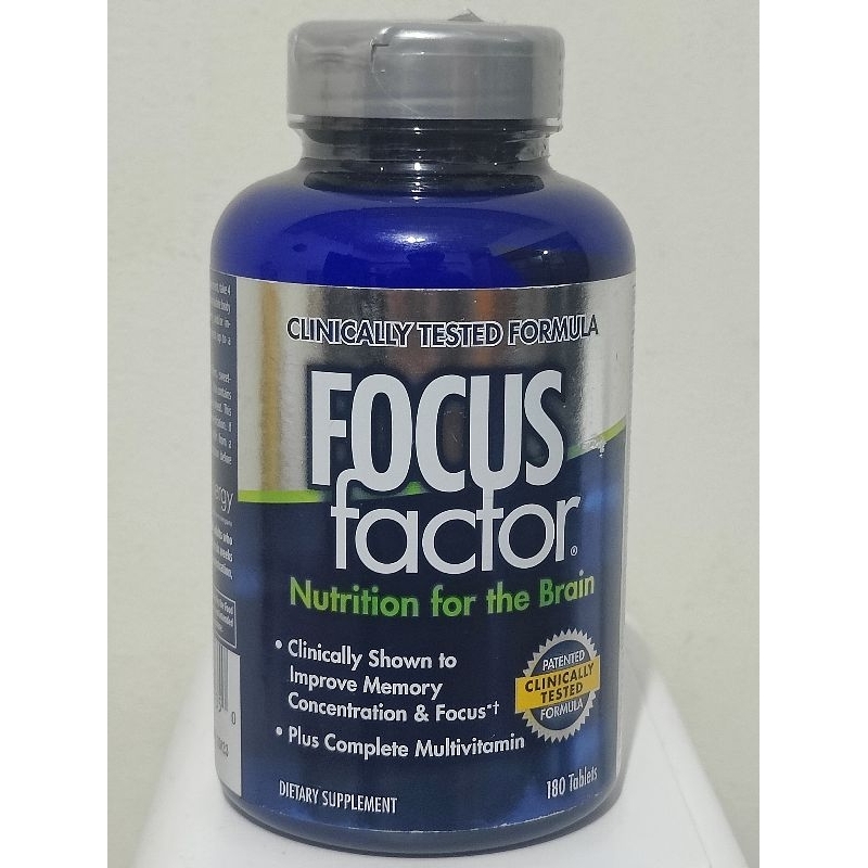 Focus Factor 180 tablet Brain memory mental concentration Focus health ...