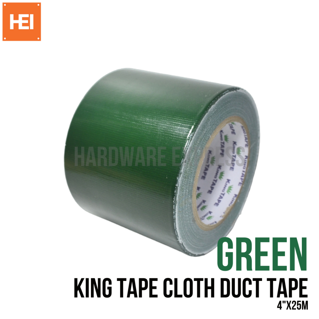 KING TAPE Cloth Duct Tape 4" x 25MTRS | Shopee Philippines