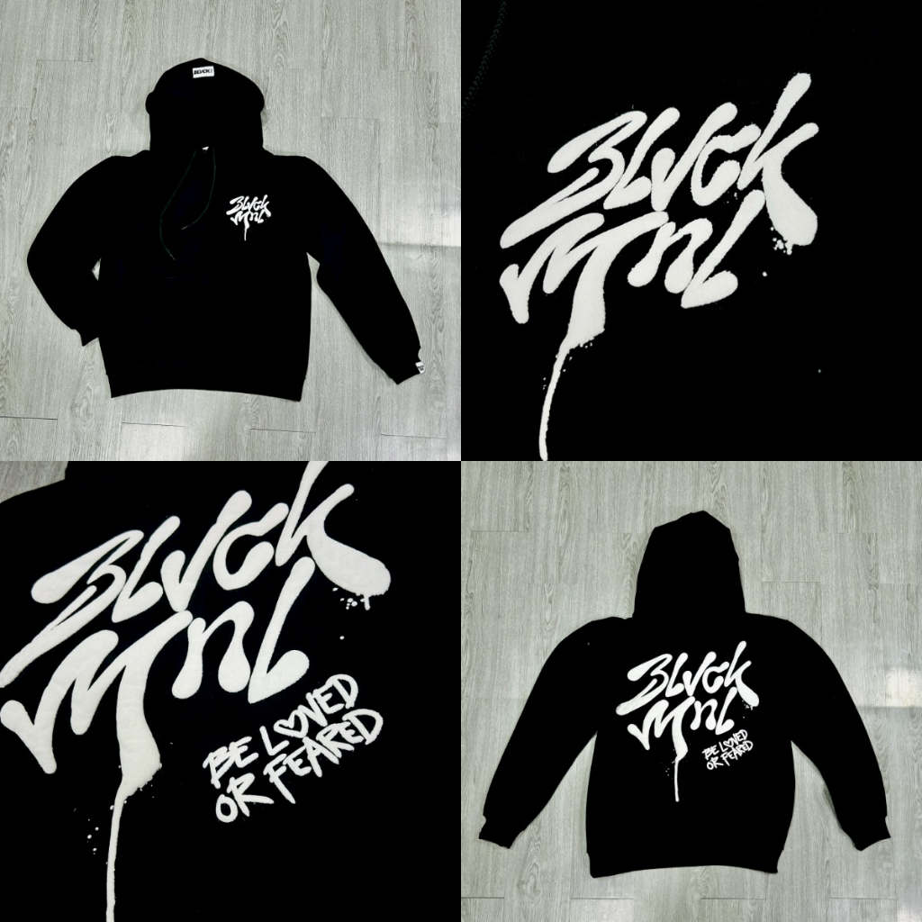 SPRAY HOODIE "BLACK MANILA" | Shopee Philippines