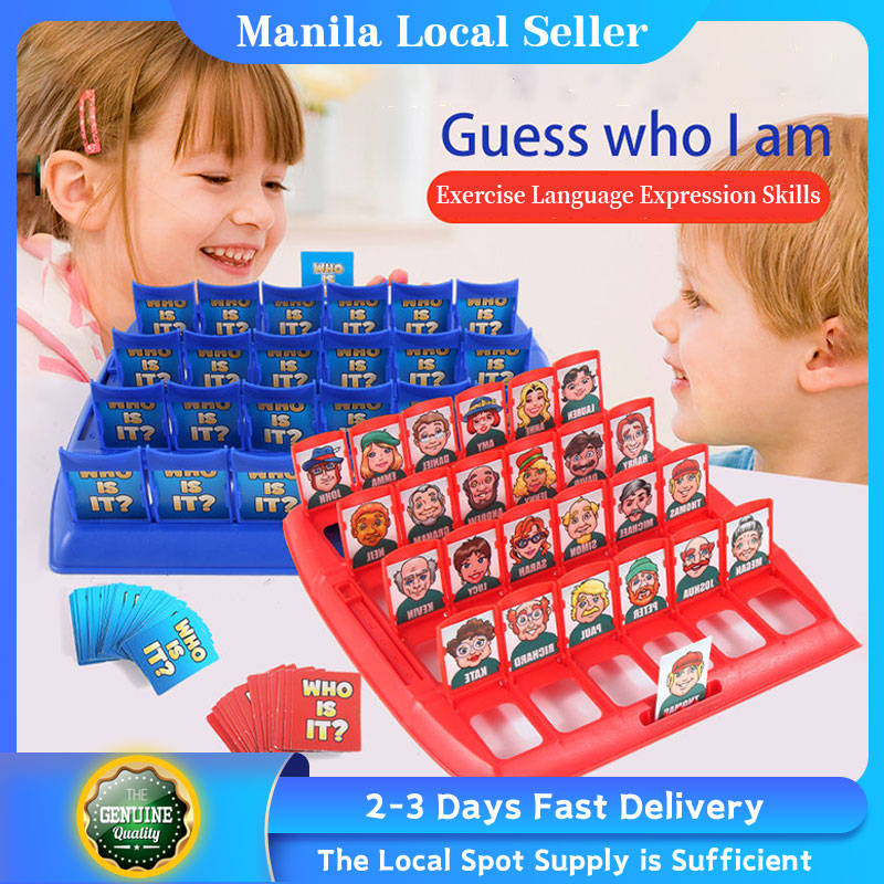 288pcs Guess Who Is It Board Game Memory Training Funny Family Guessing ...