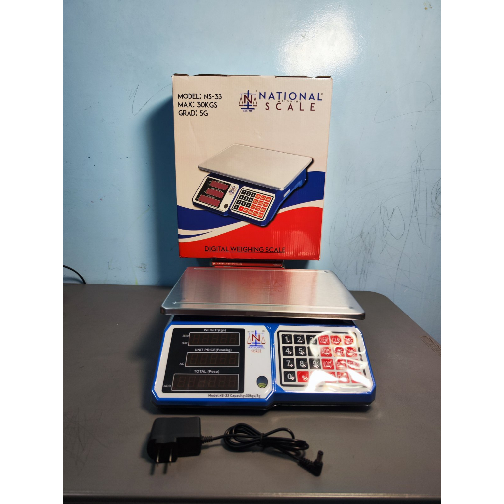 National Digital Scale Price Computing 30kg | Shopee Philippines