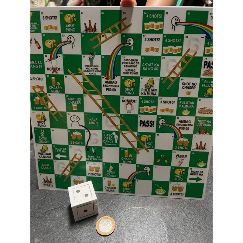 NEW SHOT GAME PUNO IN SNAKE AND LADDER STYLE | Shopee Philippines