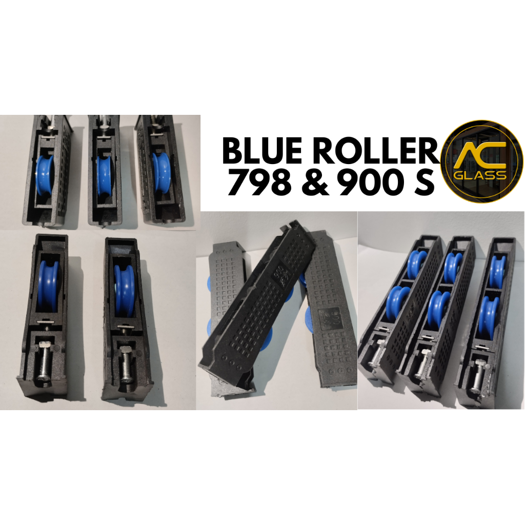 AC GLASS: 12 pcs BLUE ROLLER 798 900 Series (Single Double) | Shopee ...