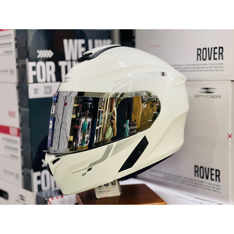 SPYDER ROVER S0 V2 Modular Dual Visor Helmet with Free Clear Visor ...