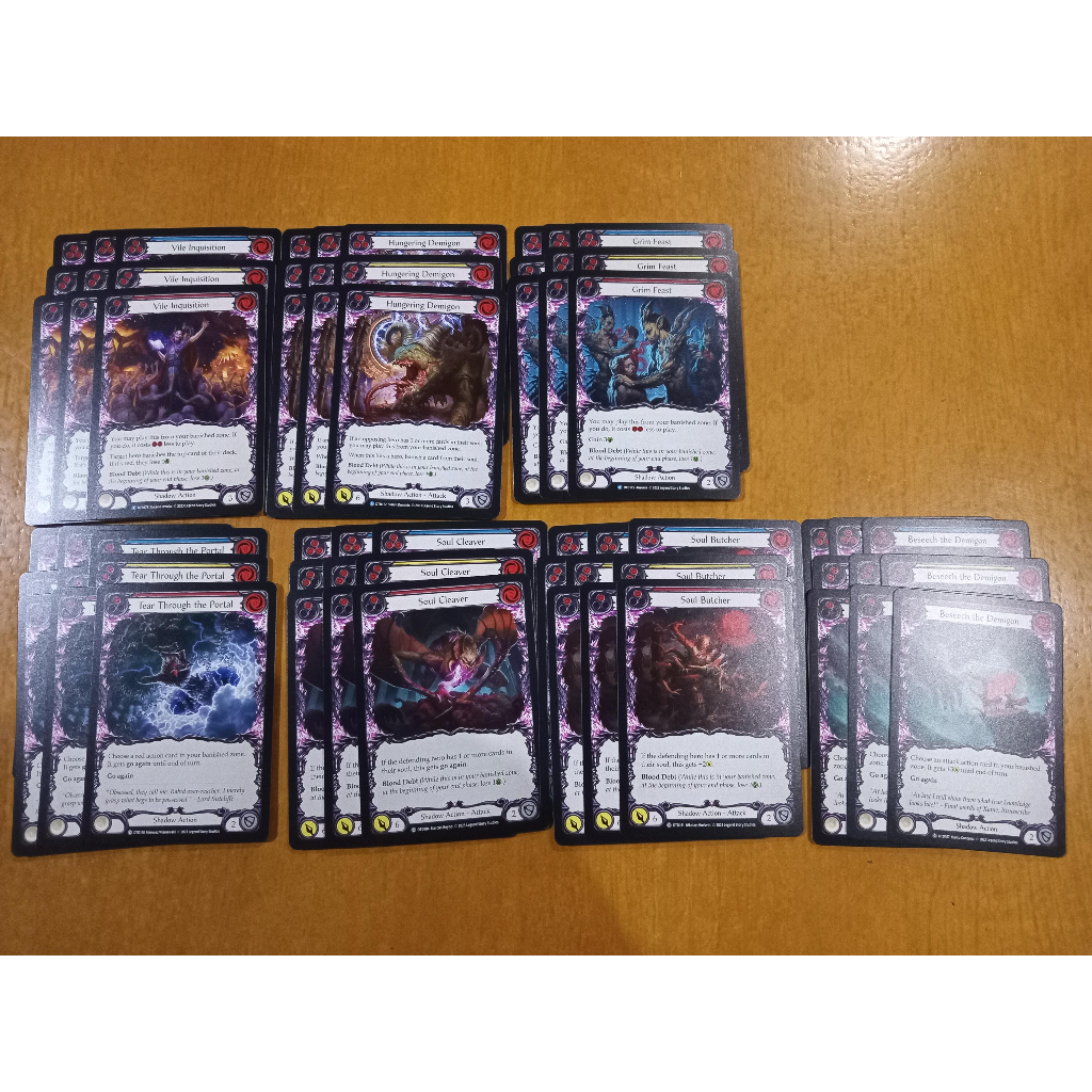 FAB Shadow Playset of Commons & Rares from Dusk till Dawn Flesh and Blood TCG DTD | Shopee ...