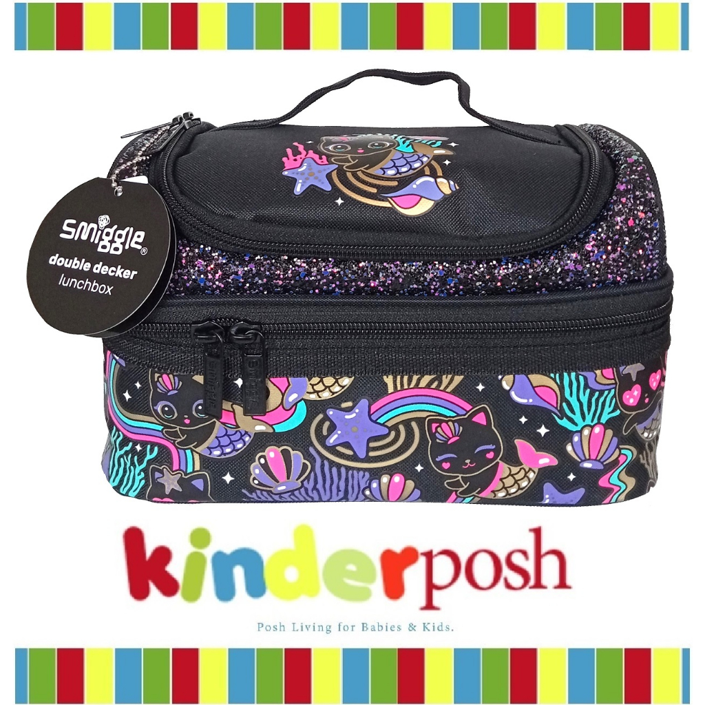 Smiggle Double Decker Lunchbox - Mermaid Kitty | Shopee Philippines