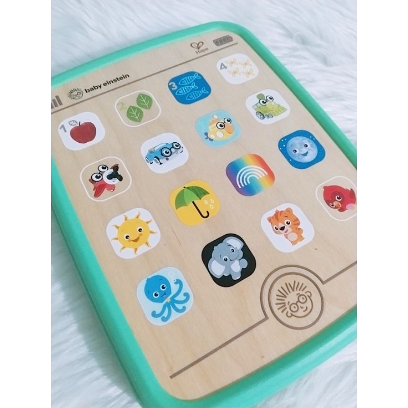 Baby Einstein Hape Magic Touch Tablet Wooden | Shopee Philippines