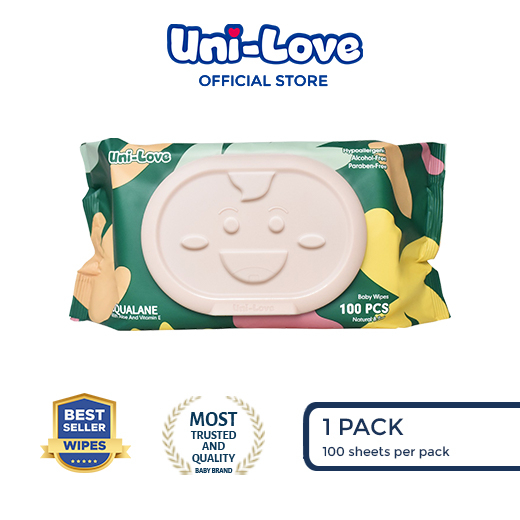 Uni-Love Squalane Wipes 100's Pack of 1 | Shopee Philippines